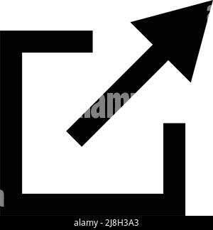 Hyperlink chain symbol. External link vector icons isolated on ...