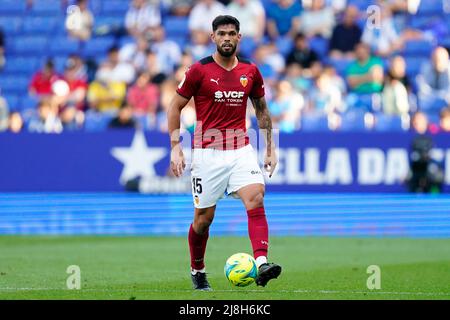 Omar Alderete of Valencia CF during the La Liga match between RCD ...