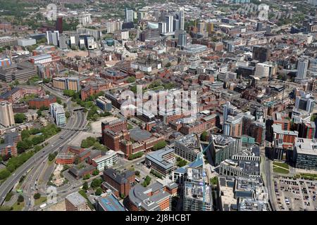 A view of Leeds City from the A58M Stock Photo - Alamy