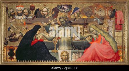 Christ on the Cross and the Instruments of the Passion. Coloured ...