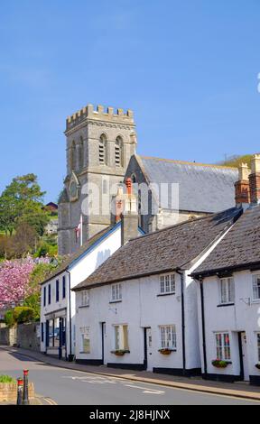 The village of Beer in Devon Stock Photo - Alamy