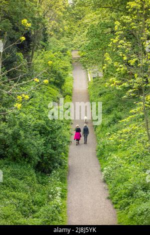 Salt line disused railway line now public footpath in Wheelock near ...