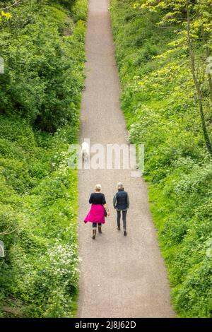 Salt line disused railway line now public footpath in Wheelock near ...