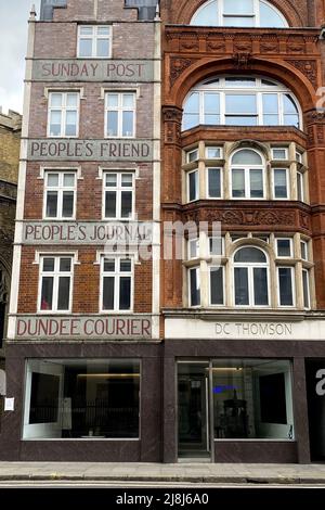 DC Thomson & Sunday Post Buildings Fleet Street London - DC Thomson is ...
