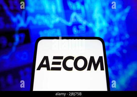 In this photo illustration, the AECOM Technology Corporation logo is ...