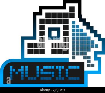 figure symbol pixel hand cursor icon Stock Vector Image & Art - Alamy