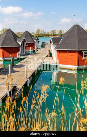 Holiday feeling at Lago di Alpi near Erfurt - Thuringia - Germany Stock ...