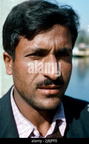 Kashmiri man in Srinagar 1986 Stock Photo - Alamy