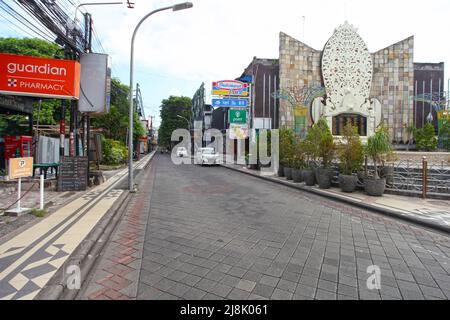 View of the Bali Bombing Memorial or Ground Zero Monument on Legian ...