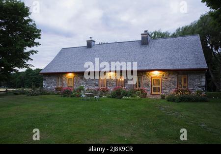 Old circa 1794 French regime cottage style fieldstone home with ...