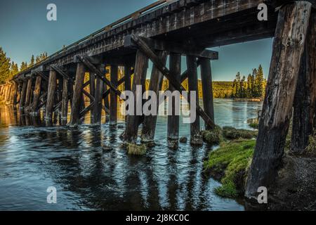 Historic Railroad Bridge, Big Springs, Fremont County, Island Park ...