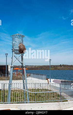 Hamilton Waterfront Trust Stock Photo - Alamy