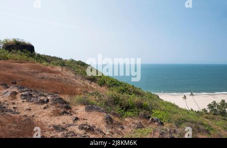 Fort Nivti and Bhogwe beach state Maharashtra India 02 18 2022 Stock ...