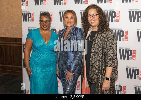 Schele Williams, Vennesa Williams and Mara Isaacs attend the WP Theater ...