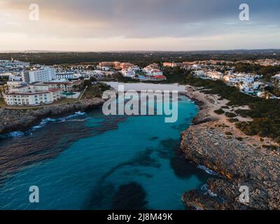 aerial view of cala'n bosch Stock Photo - Alamy