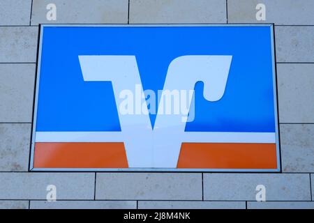 Sign And Logo Of The Volksbank Stock Photo - Alamy