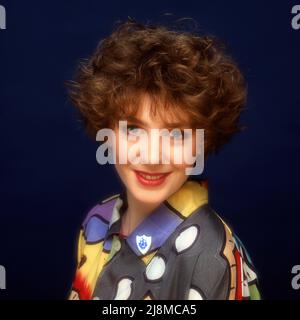 Yvette Fielding BBC Blue Peter presenter 1992 Stock Photo - Alamy