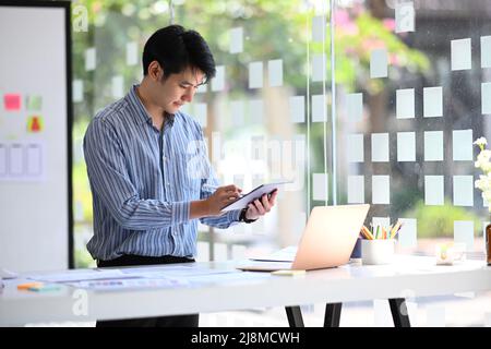 Professionals web developer planning application and developing template layout, framework for ...