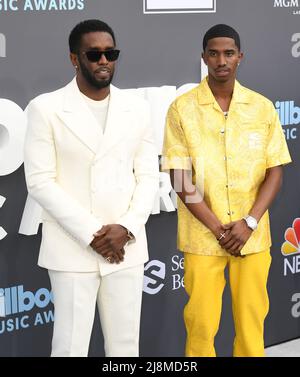 Sean Combs (aka Diddy) and his son Christian pose for photographers on ...