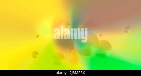 blurred gradient multicolored bubbles. Abstract concept. Holographic ...