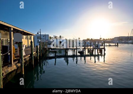 Tourist waterfront walkway in Key West Stock Photo - Alamy