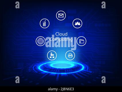 graphics design concept hitech technology network connection future futurist connection ...