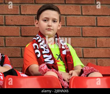 Nottingham, UK. 17th May, 2022. Steve Cook of Nottingham Forest with ...