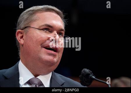 Deputy Director of Naval Intelligence Scott W. Bray appears before a ...