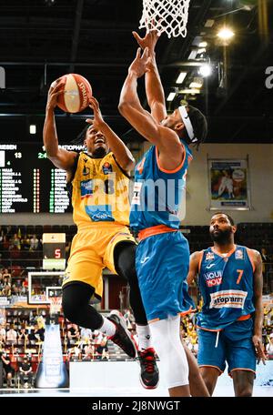 Ludwigsburg, Germany. 17th May, 2022. Basketball: Bundesliga, MHP ...