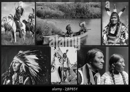 Some historical photos of the proud Sioux people the Native American ...