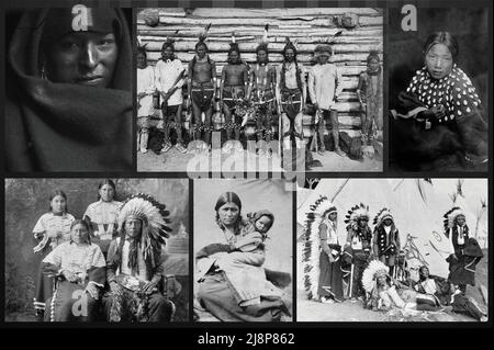 Some historical photos of the proud Sioux people the Native American ...