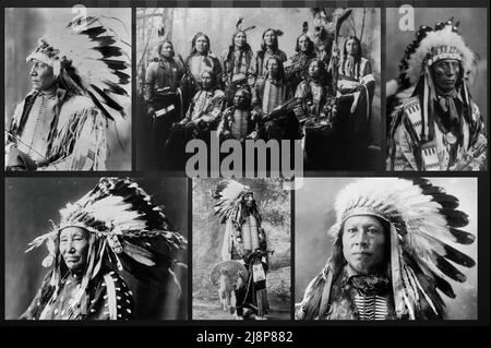 Some historical photos of the proud Sioux people the Native American ...