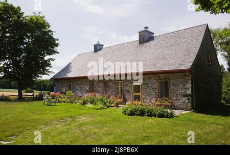 Old circa 1794 French regime cottage style fieldstone home with ...