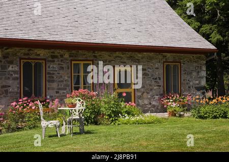 Old circa 1794 French regime cottage style fieldstone home with ...