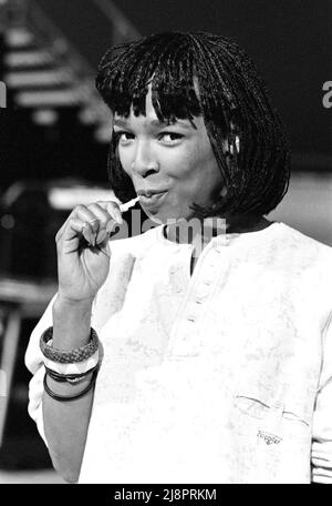 Siedah Garrett appearance on American Bandstand in 1985 Credit: Ron ...