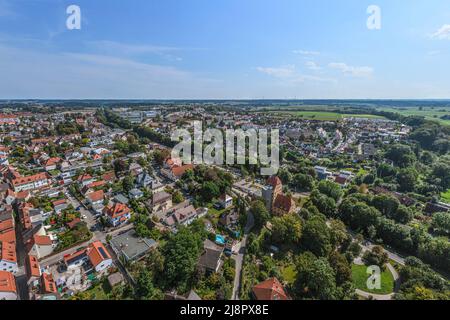 The beautiful town of Friedberg in Bavaria from above Stock Photo - Alamy