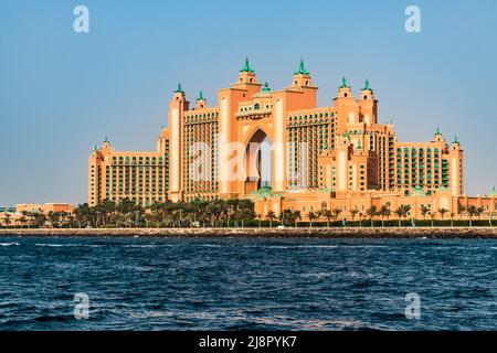 Dubai, UAE - 05.06.2022 - Shot of an Atlantis hotel located on man made ...