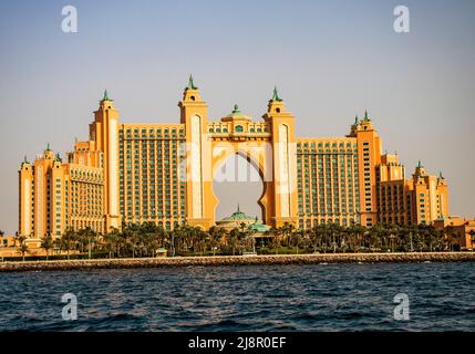Dubai, UAE - 05.06.2022 - Shot of an Atlantis hotel located on man made ...