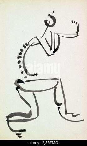Art by Henri Gaudier-Brzeska - Study for a Figural Sculpture (1910 ...