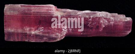raw pink pegmatite stone isolated on white Stock Photo - Alamy