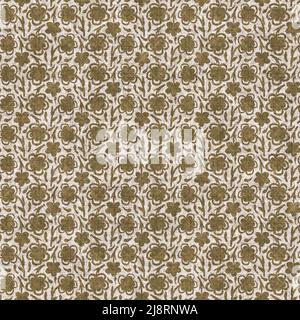 Sepia neutral botanical leaf seamless linen style pattern. Organic ...