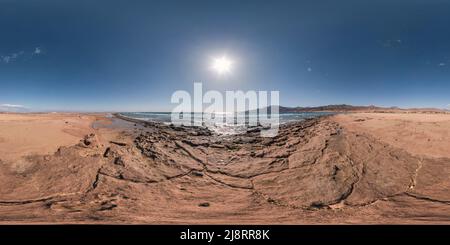 360° view of 360 Equirectangular projection of Mars, HDRI environment ...