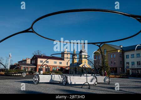 Voru city centre, Estonia Stock Photo - Alamy