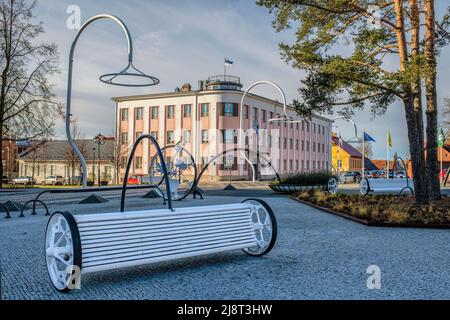 Voru city centre, Estonia Stock Photo - Alamy
