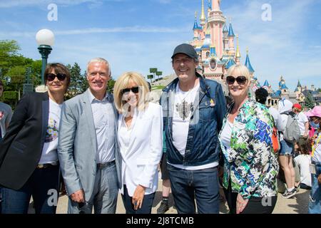 Natacha Rafalski, CEO of Disneyland Paris with Brigitte Macron, French ...