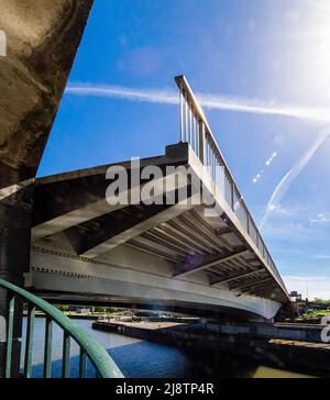 Bridge opening for the boats, closing for the traffic - The Netherlands ...