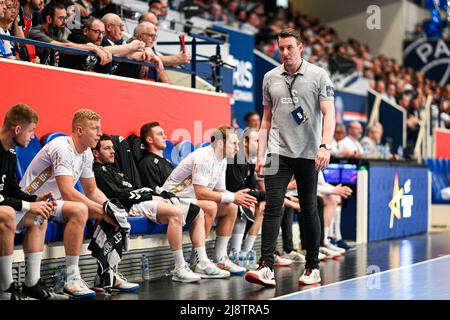 Filip Jicha, head coach (THW Kiel) at the press conference [press ...