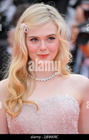 Elle Fanning attending the premiere of the movie Top Gun 2 Maverick ...