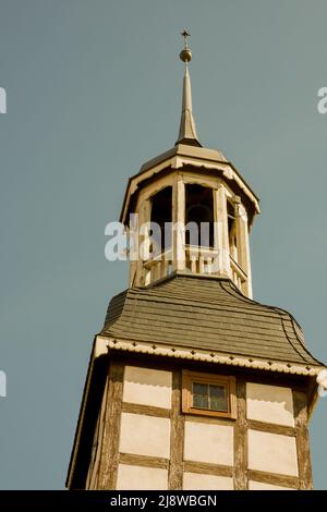 an old building with sharp roofs. peaked roof. german culture Stock ...