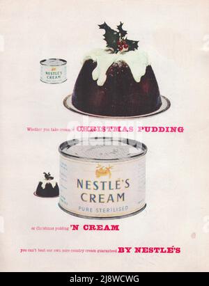 Nestle's cream vintage paper advertisement advert 1970s 1980s natural ...
